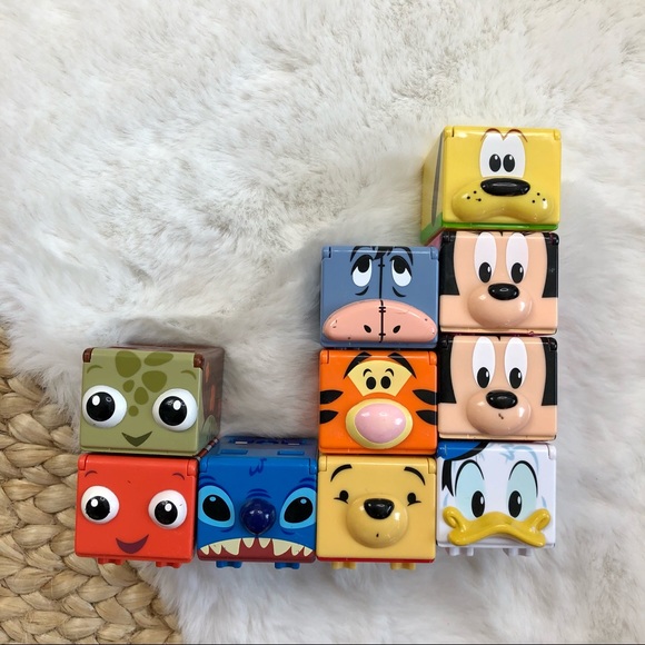 Disney | Toys | Disney Rare Cubee Musical Stackable Cubes From Japan ...